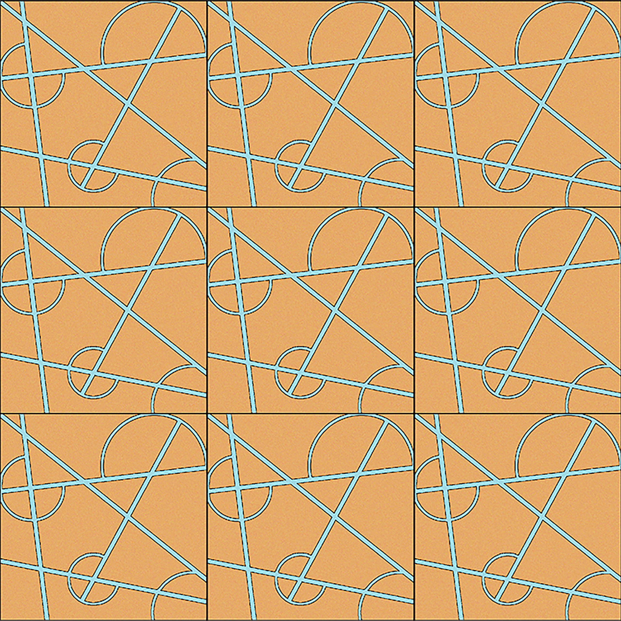 The geometry Tile - فرم آوران رهرو بینش‌گر نوید